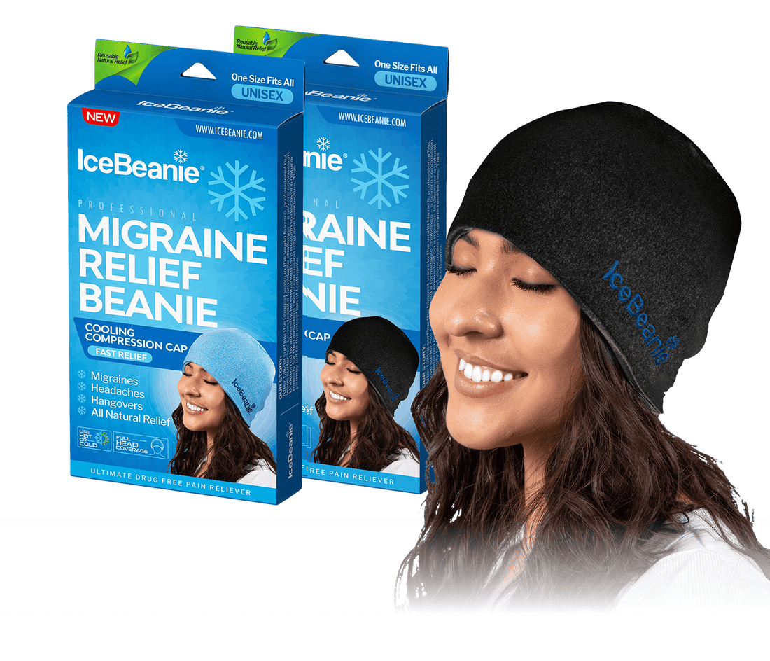 IceBeanie 2.0 - Next-Gen Headache & Migraine Relief | Cold Therapy Cap